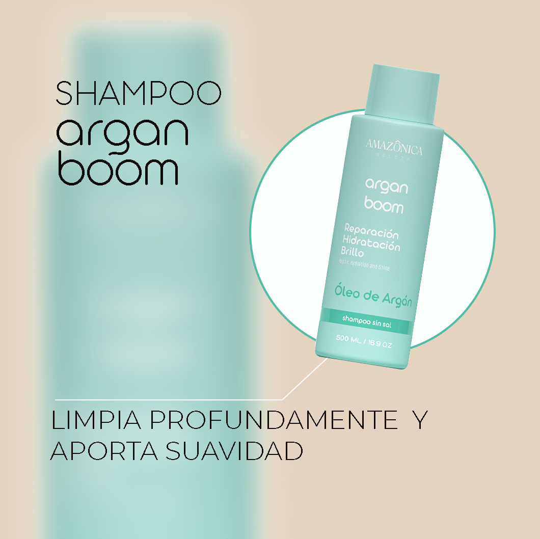Shampoo Argan Boom | Shampoo Nutrición | Amazônica – Amazônica Beleza